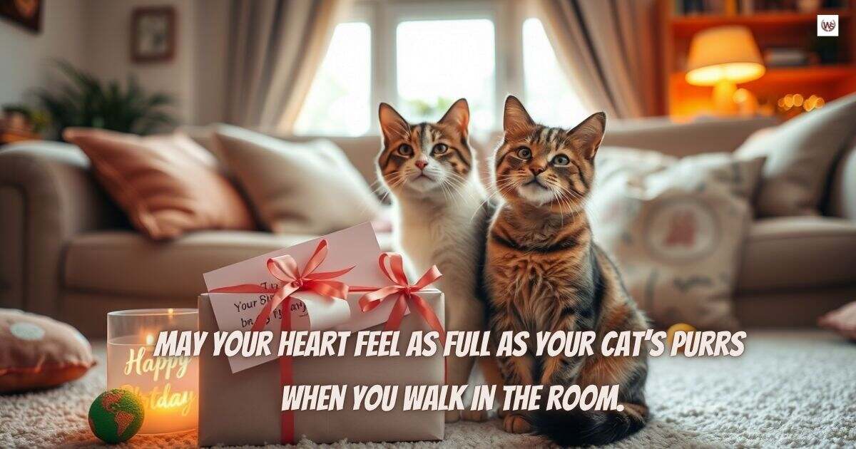 50 best – Birthday Wishes for Cat Lovers